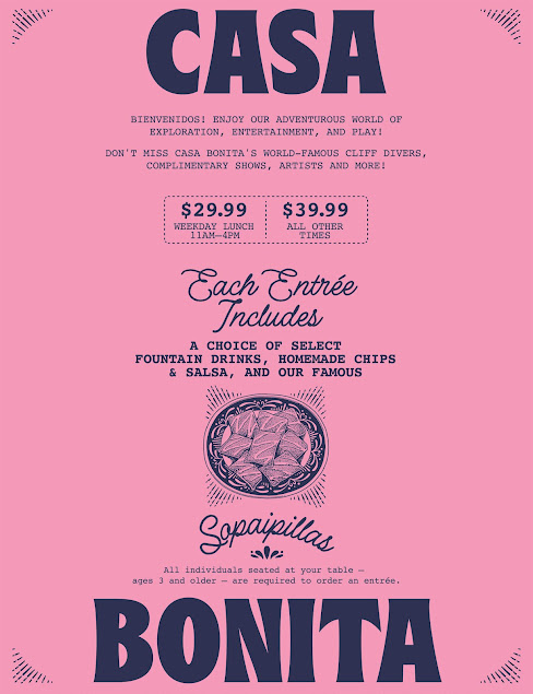 Casa Bonita Menu – Mexican Food, Entertainment & Dining Experience in ...